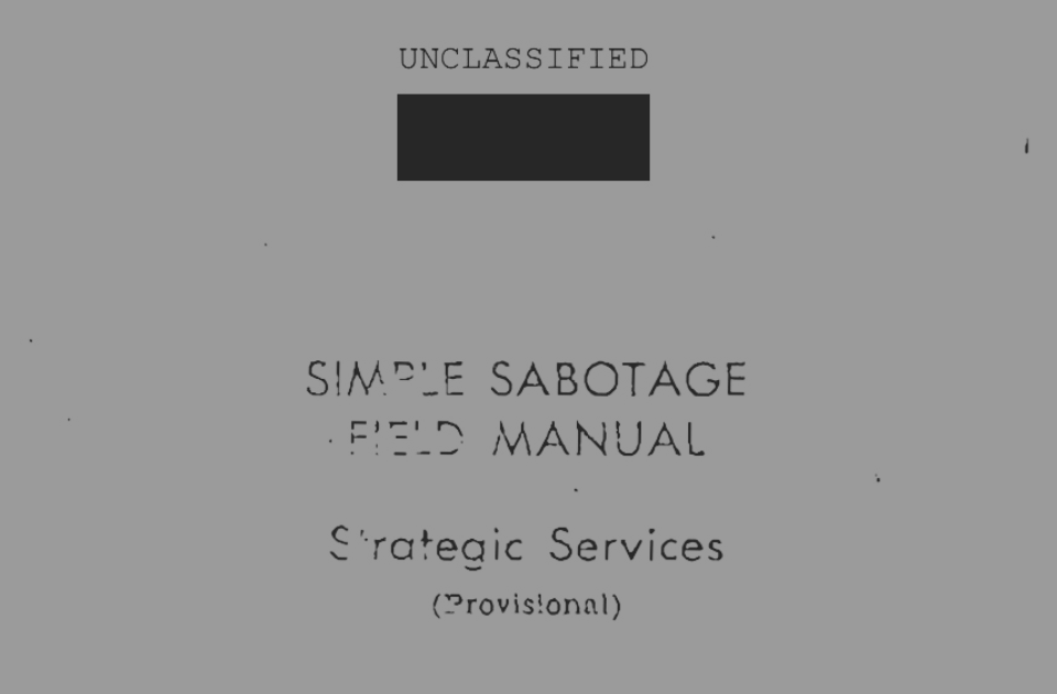 How to create the ultimate insider threat (declassified CIA manual)